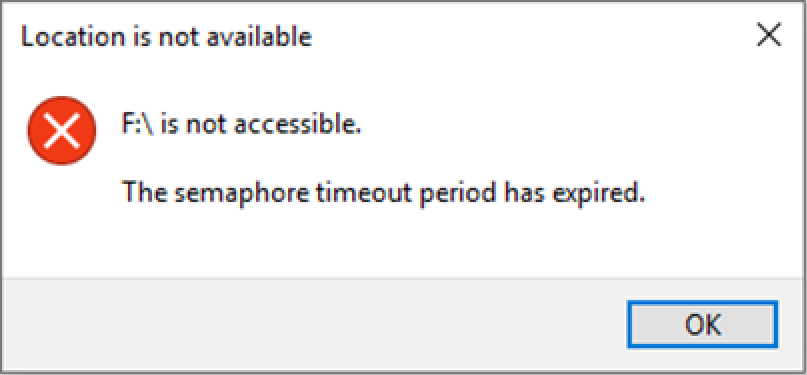 Explosive Tactics for “The Semaphore Timeout Period Has Expired”